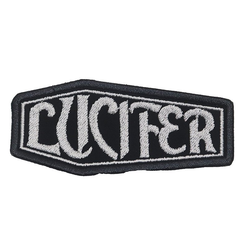 Patch Bordado Banda Lucifer 4x9cm - Route Shirts