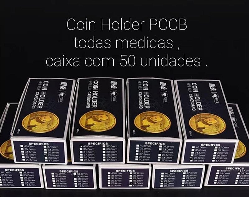 Coins Holder Porta Moedas PCCB - cpnumismatica-material numismático