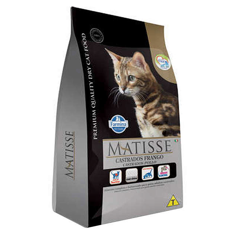 RAÇÃO Matisse 7,5KG GATOS ADULTOS CASTRADOS FGO - Outpet