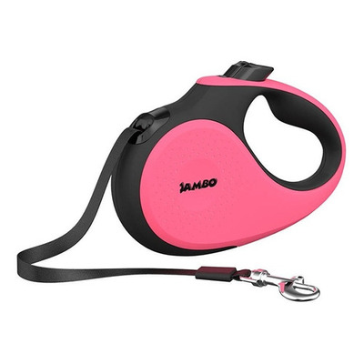 Guia Retrátil Jambo Friend Média Rosa - Outpet