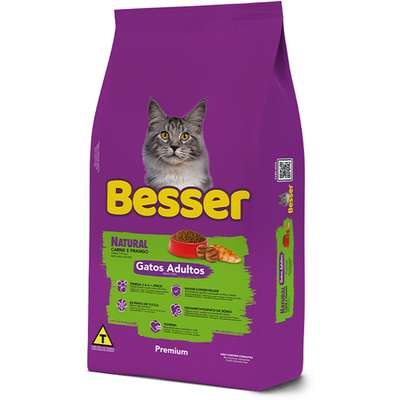 Besser 20kg Natu Gato Ad - Outpet | PetShop em Campo Grande-MS