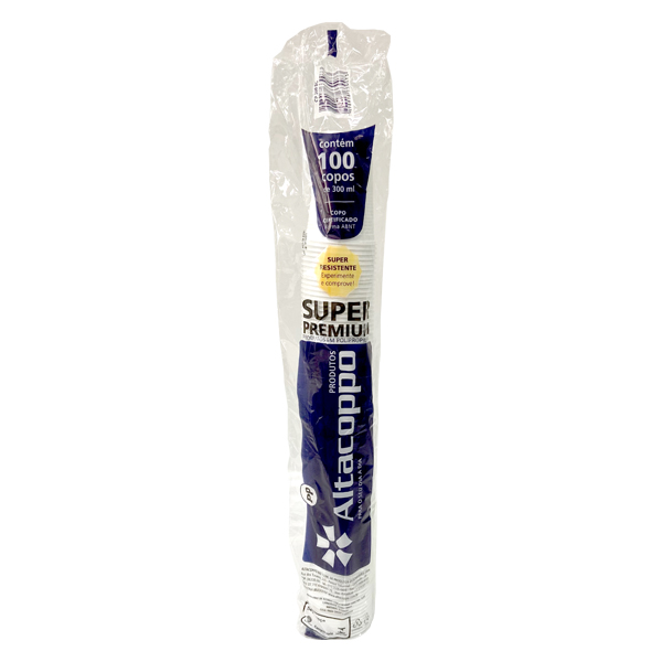 COPO ALTACOPPO BRANCO 300ML - Ideal Descartáveis