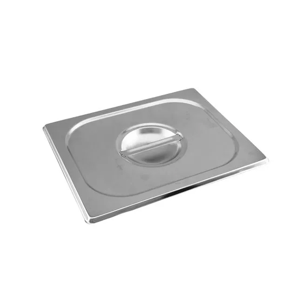 TAMPA CUBA INOX GN 1/2 SEM RECORTE - Ideal Descartáveis