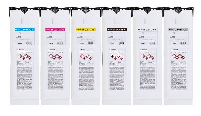 Tinta UV Roland D-UAP-7 - Bag 750 ML - Formato Soluções Digitais