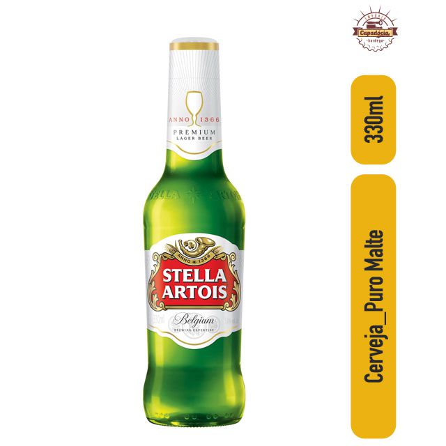 Cerveja Stella Artois Long Neck - 330ML - Capadócia BarDega