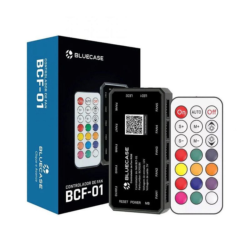 CONTROLADOR DE FAN BCF-01 BLUECASE - BOX - COM CONTROLE REMOTO / COM ...