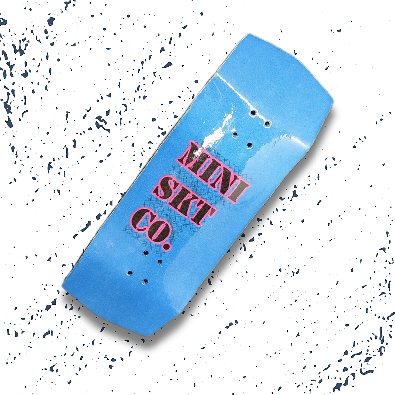Deck BOXY V-2 "Blue Mini" para Fingerboard Skate de dedo - Mini SKT Co.