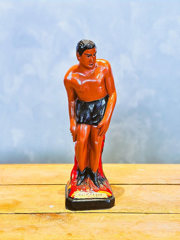 Imagem Exu Calunga em gesso - 24cm - Chamado de Fé