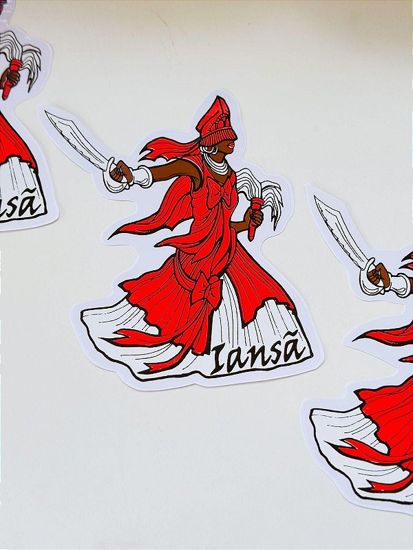 Adesivo de Iansã 2 - Chamado de Fé