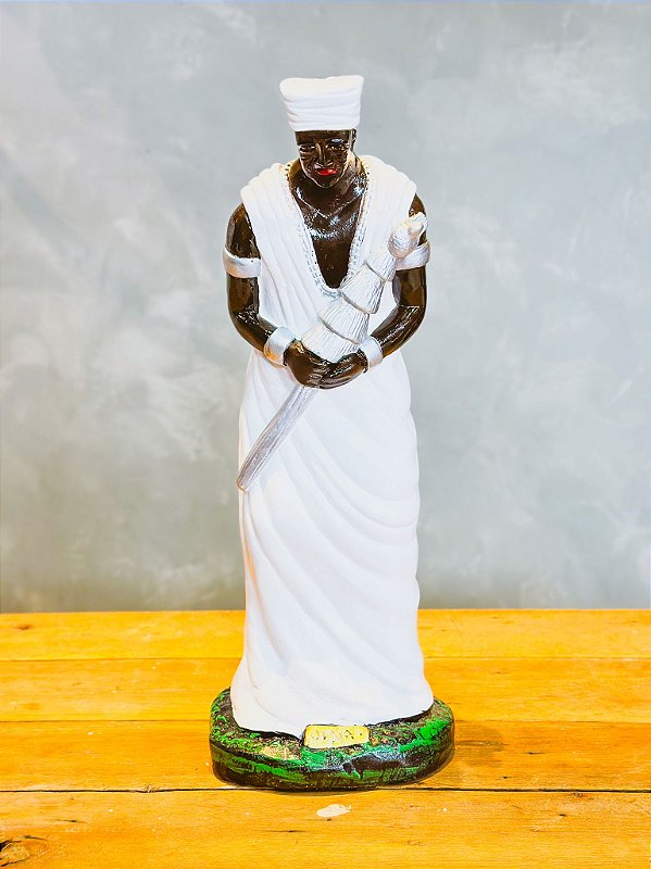 Imagem de Oxalá em gesso - 45cm - Chamado de Fé
