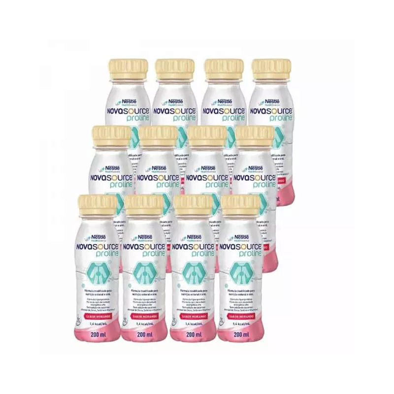 Novasource Proline 200 ml (12 un) - Morango - Nutrisin
