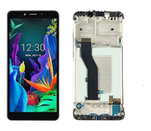Tela Touch Lcd Frontal Compatível LG K8+ Plus X120 Com Aro - Brascell