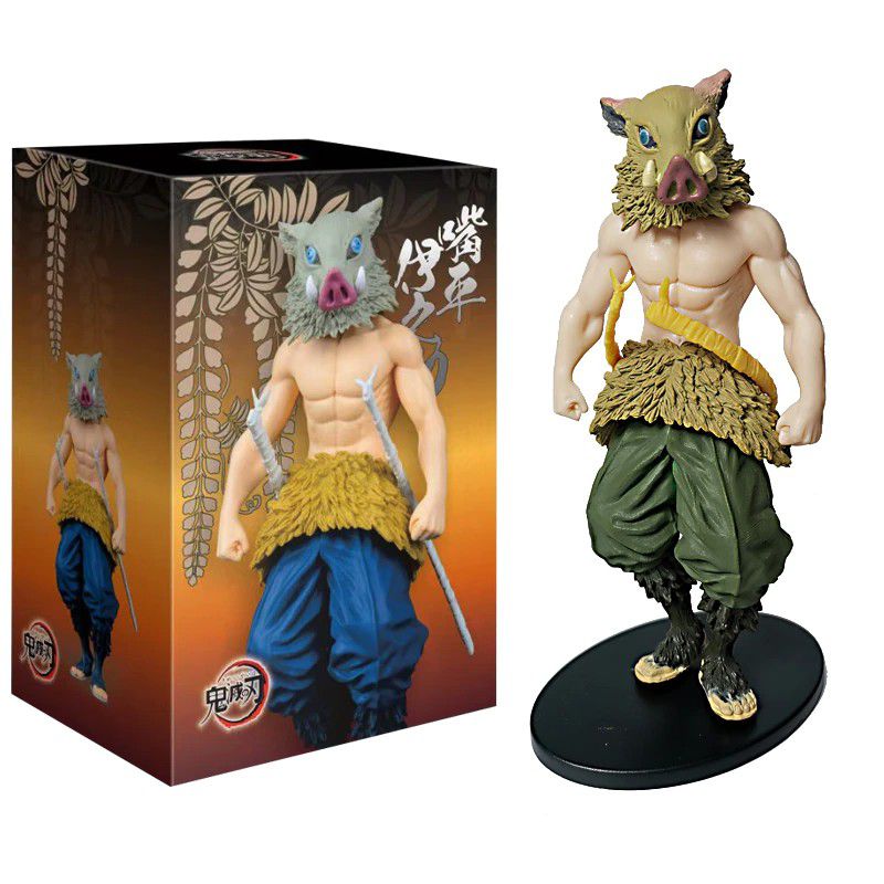 Figure Inosuke Hashibira Estátua Kimetsu No Yaiba - Demon Slayer - Cubo ...
