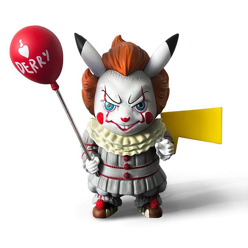 Pikachu Versão Pennywise It A Coisa Figure Pokémon - Cubo Nerd - O ...