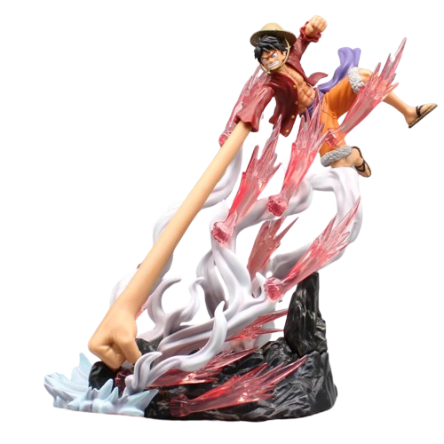 Figure Luffy Gomu Gomu no Pistol One Piece - LX Studio - Cubo Nerd - O ...