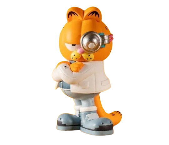Figure Garfield Super Doctor - Pop Mart Original - Cubo Nerd - O ...