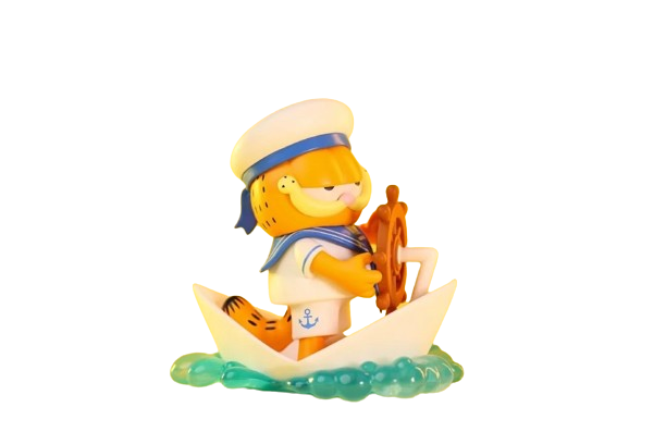 Figure Garfield Paper Boat Sailor - Pop Mart Original - Cubo Nerd - O ...