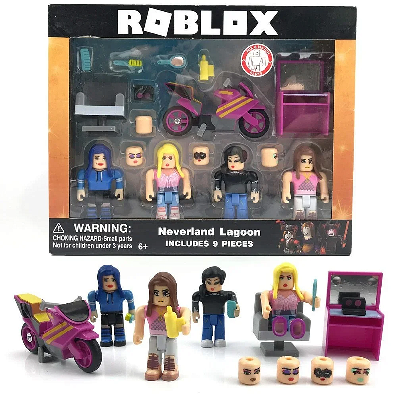 Pack Bonecos Roblox Neverland Lagoon - Games - Cubo Nerd - O universo ...