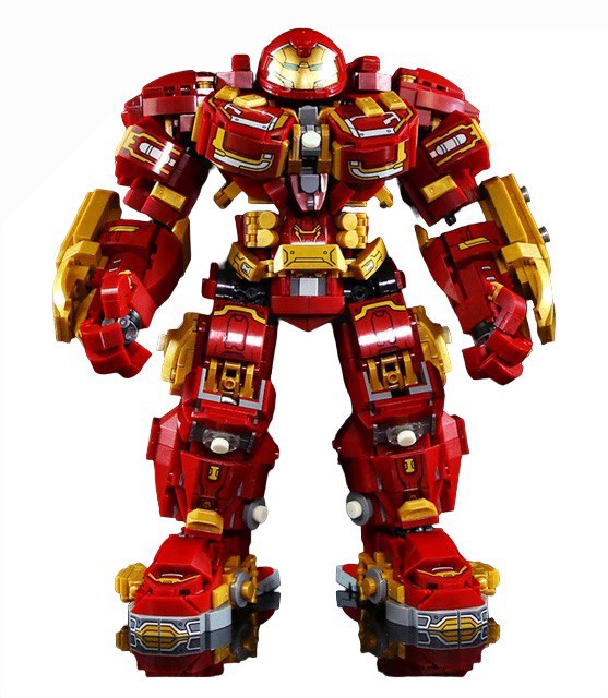 Figure Hulkbuster 2000 peças Marvel - Blocos de Montar MOC - Cubo Nerd ...