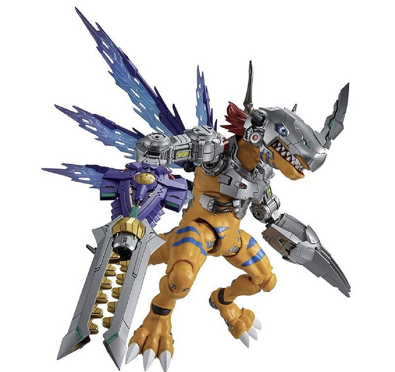 MetalGreymon Vaccine Figure-rise Standard Amplified Model Kit Digimon ...
