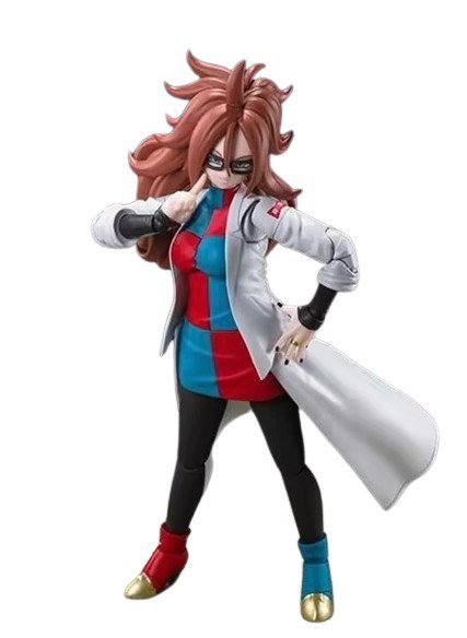 Action Figure Android 21 Lab Coat Dragon Ball Fighter Z - Bandai - Cubo ...