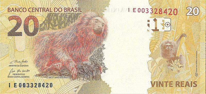 20 reais IE (Guedes e Campos) FE - Bsb Cédulas