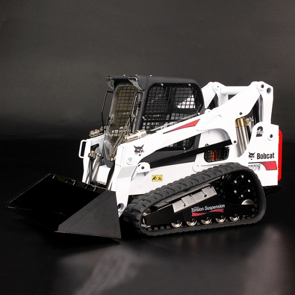 Mini Carregadeira Bobcat Hidráulica Full Metal JD R/C Skid Steers ...
