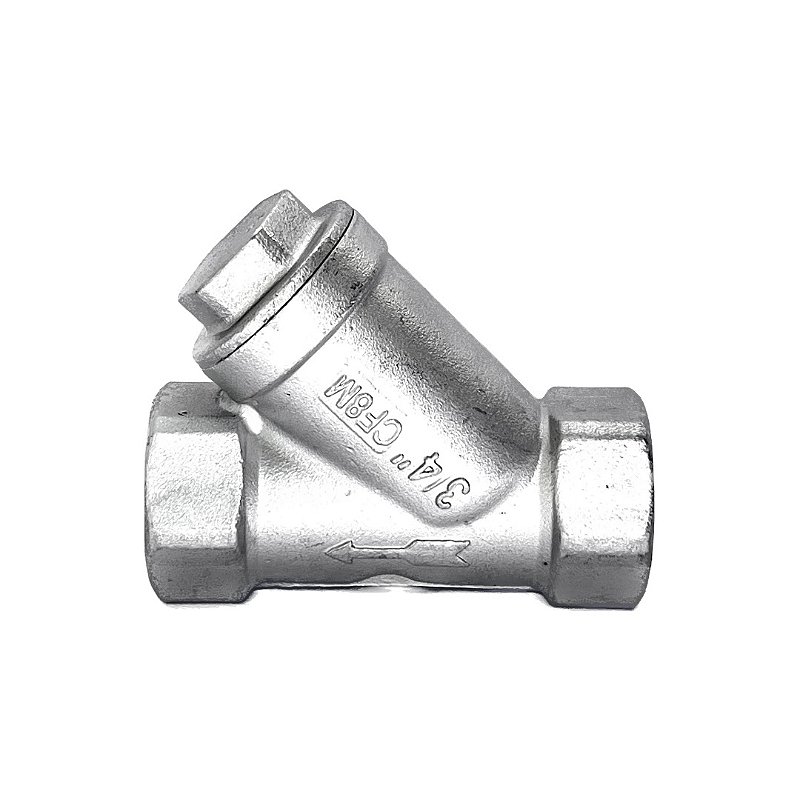 Filtro Y 3/4" BSP Aço Inox 304 - Hambor Válvulas Industriais