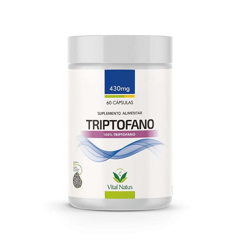 Triptofano - 60 cápsulas - Empório Natural Mix