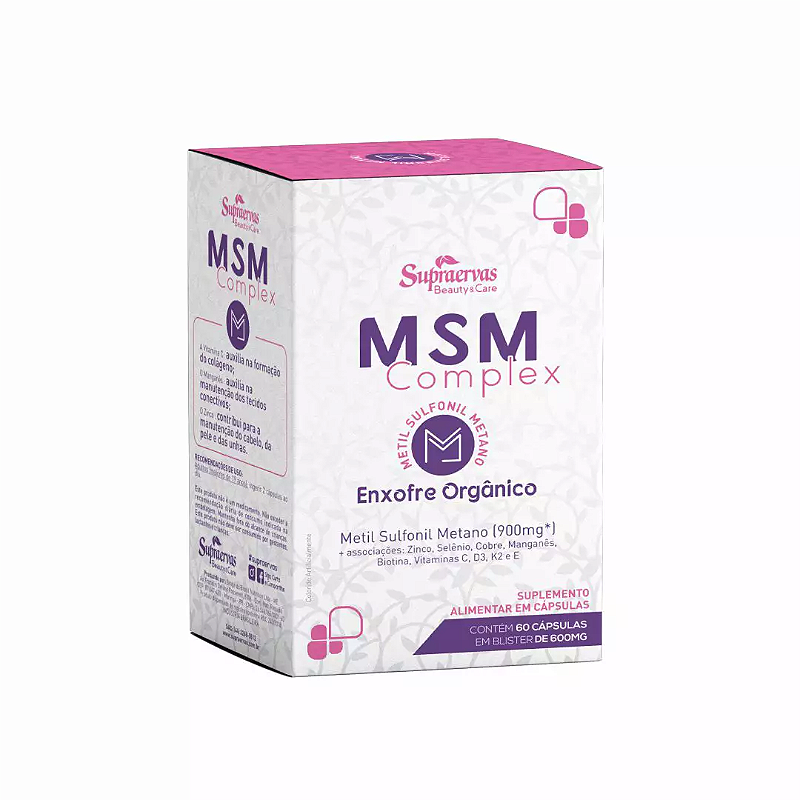 MSM Complex - 60 cápsulas - Empório Natural Mix