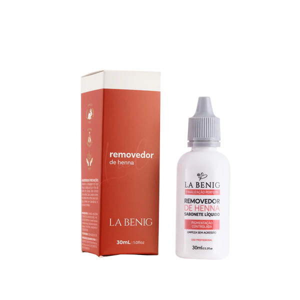 Removedor de Henna Sabonete Líquido La Benig 30ml - Lejé Beauty