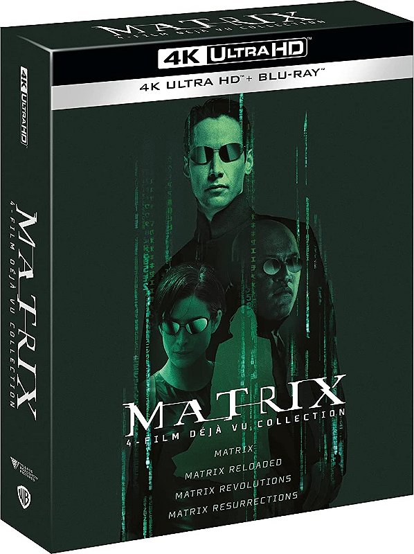 Matrix - Coleção 4 Filmes (4K UHD + Blu-ray Remasterizado, 1999-2021 ...