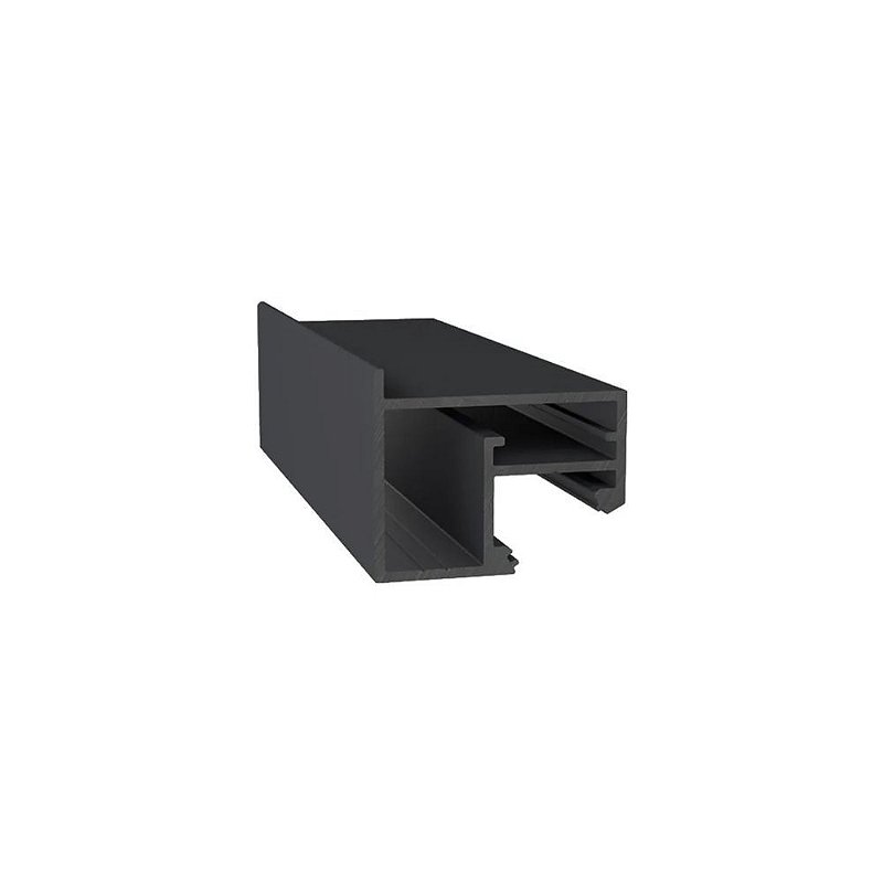 Perfil Prateleira Sirius RM-345 Titânio Fosco com 6 Metros Rometal ...