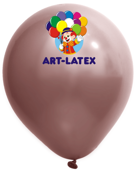 BALÃO N°16 ROSE GOLD METALIZADO - REDONDO C/12UN - (ART LATEX ...
