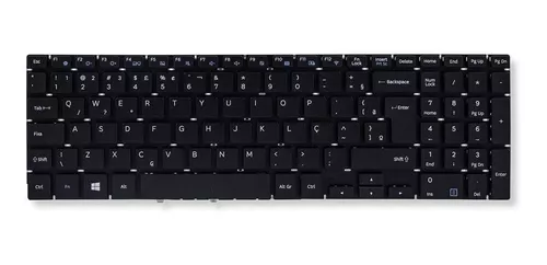 Teclado Notebook Samsung Np350xaa - Kdabr - Preto Abnt - Quantum Notes