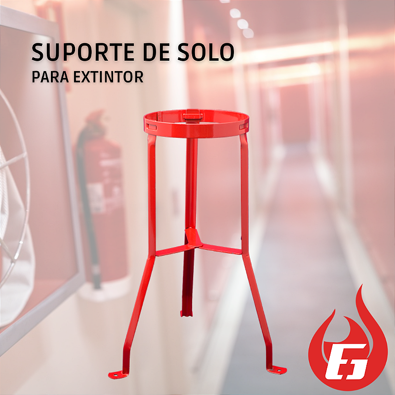 Suporte De Solo Para Extintor - RETOEDU