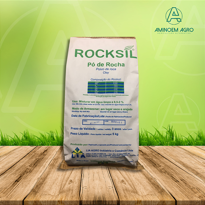 Pó De Rochas Rocksil 5kg - aminoemagro