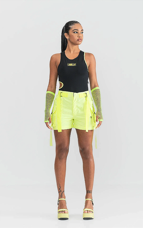 Short Stone Verde Labellamafia - DEEP FIT