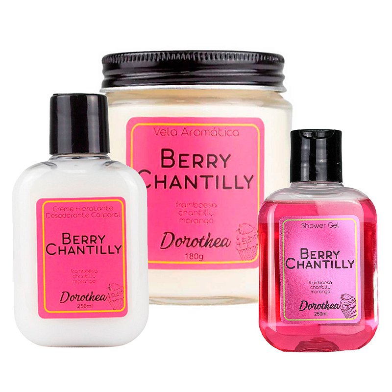 Kit Linha Spa - Berry Chantilly - Dorothea Care