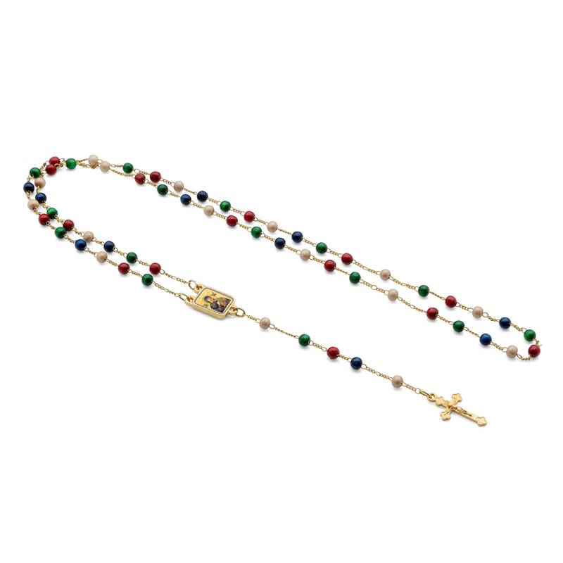 Colar/Terço Nossa Senhora do Perpétuo Socorro - Loja Jovens Católicos