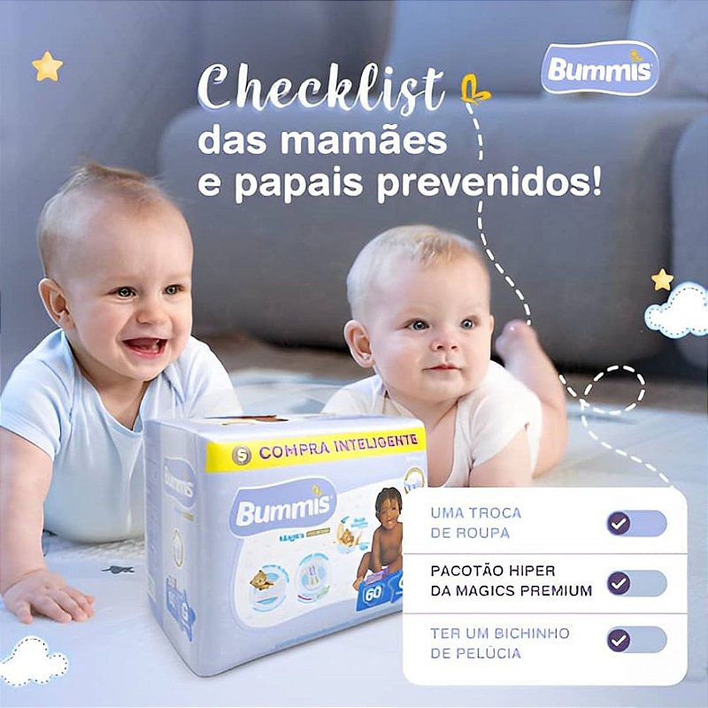 Fralda Bummis Magic Premium Hiper - HayFral - Clube de Descontos