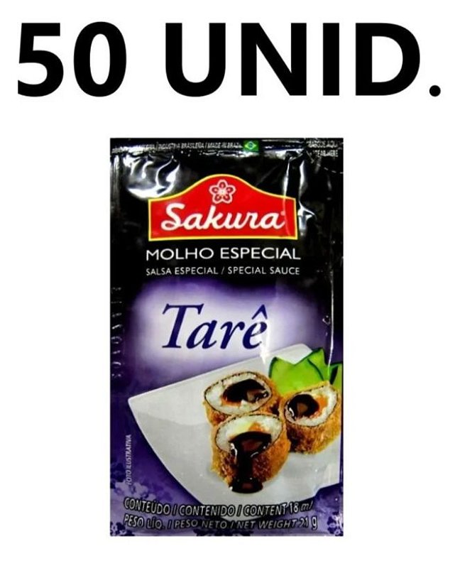 Molho Tare Sakura 18ML 50 Saches - Musume