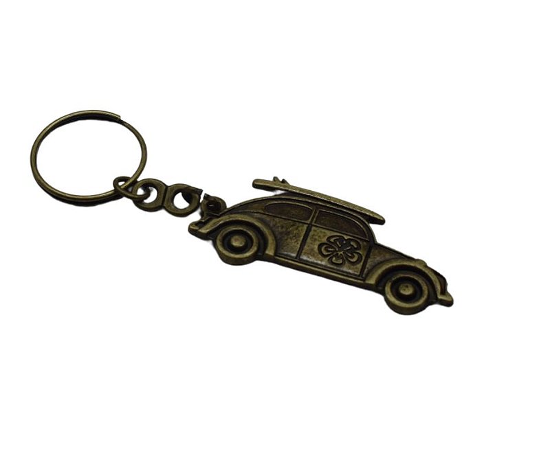 Chaveiro Fusca Chapa Bronze - Karfuka Peças e Acessórios para seu VW