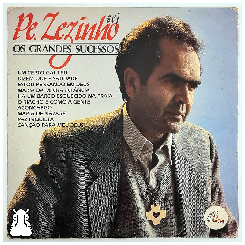LP Pe. Zezinho, SCJ Os Grandes Sucessos Disco de Vinil 1992 - Sua loja de discos online