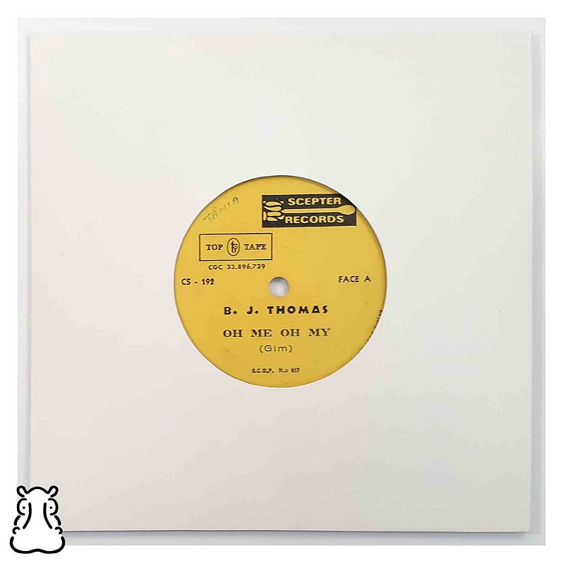 Compacto BJ Thomas - Oh Me Oh My - Disco Vinil - 1970 - Hm - Sua loja ...