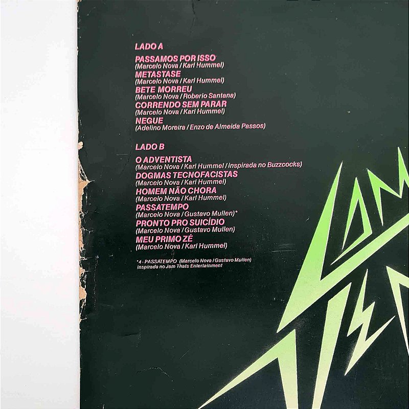 LP Camisa de Vênus - Bete Morreu - 1983 Vinil Encarte - Hm - Sua loja de discos online