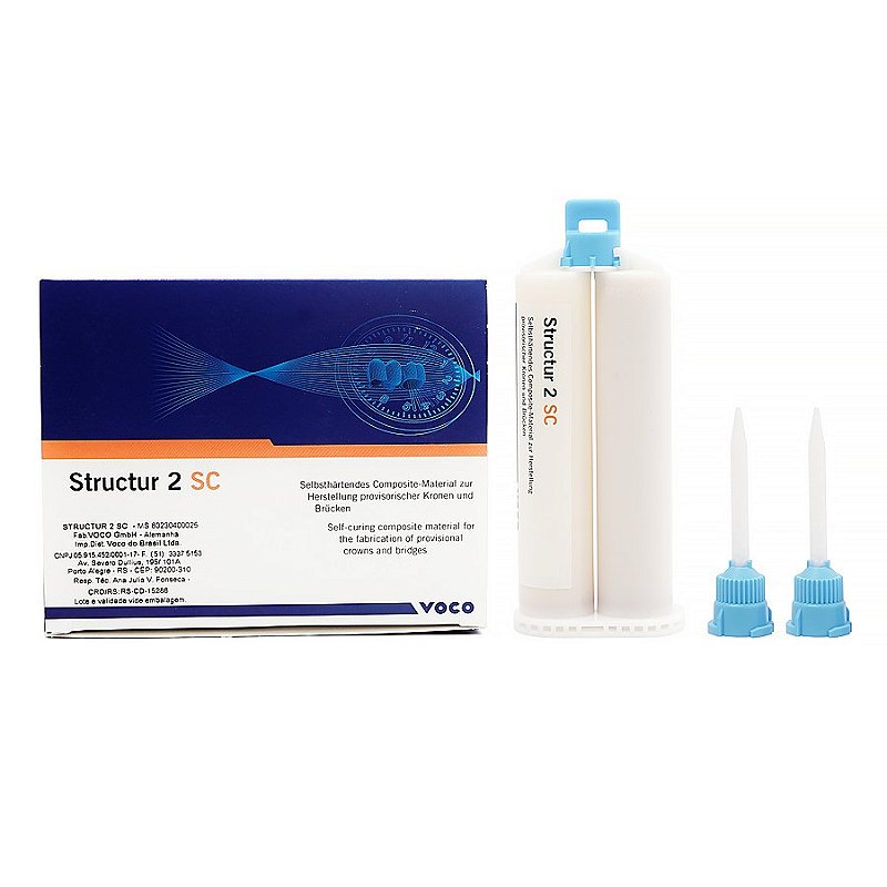 Resina Bisacrílica Structur 2 SC 75g e 10 Pontas - Voco - Produtos ...
