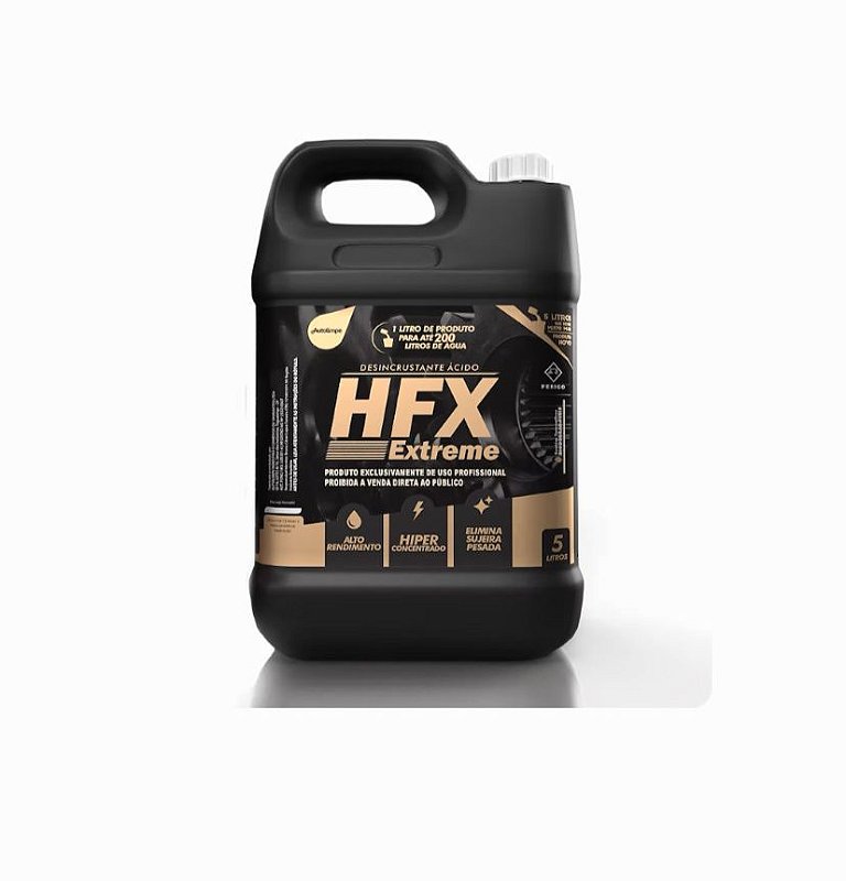 AUTOLIMPE HFX EXTREME ACIDO 5L - Prodetail - Loja de Acessorios para ...
