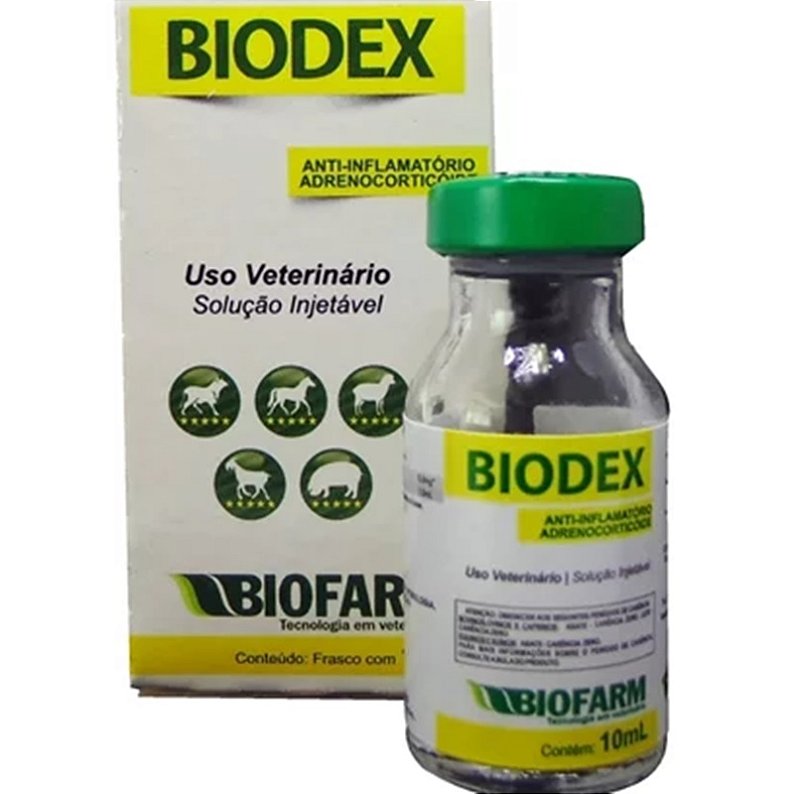 BIODEX INJETAVEL 10ML - Comercial Mundo Animal