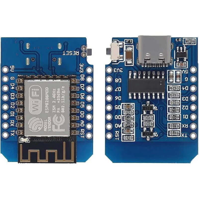Módulo WiFi sem fio para Arduino, Micro USB tipo C, D1, NodeMcu, Lua ...